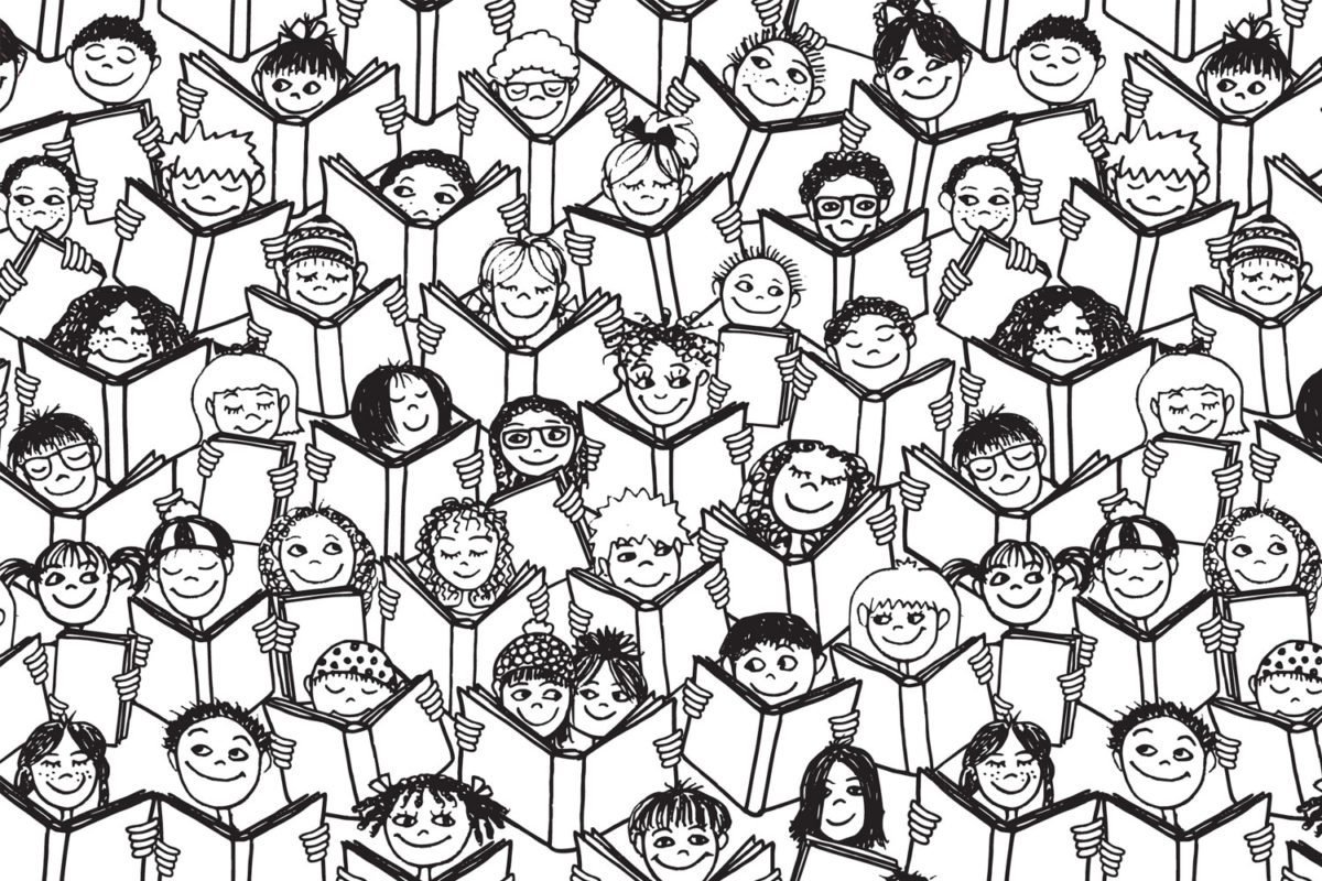 Bookworms – Print A Wallpaper