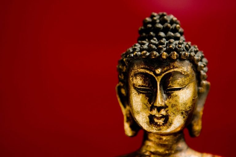 Buddha on Red – Print A Wallpaper