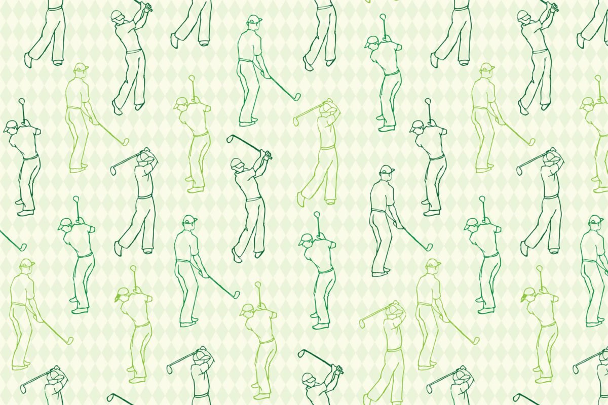 Golf Pattern – Print A Wallpaper