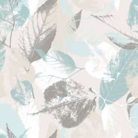 Patchy Leaves Green – Print A Wallpaper