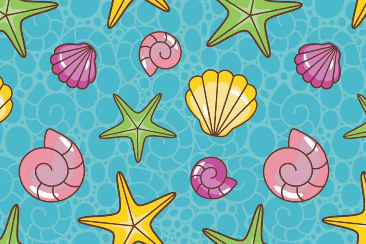 Shells Pattern – Print A Wallpaper