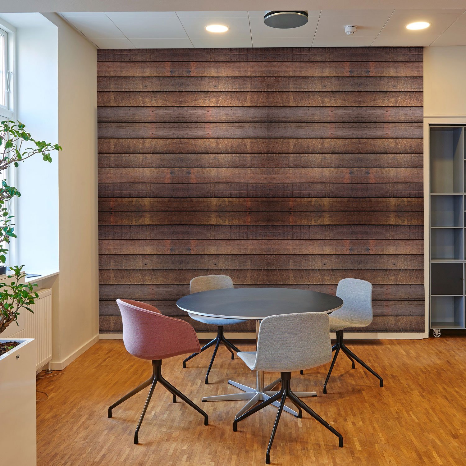 Horizontal Wood Planks – Print A Wallpaper