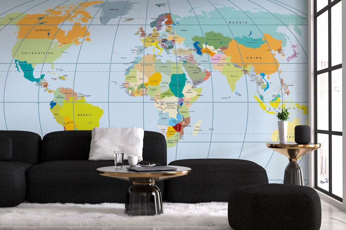 Political Map – Print A Wallpaper