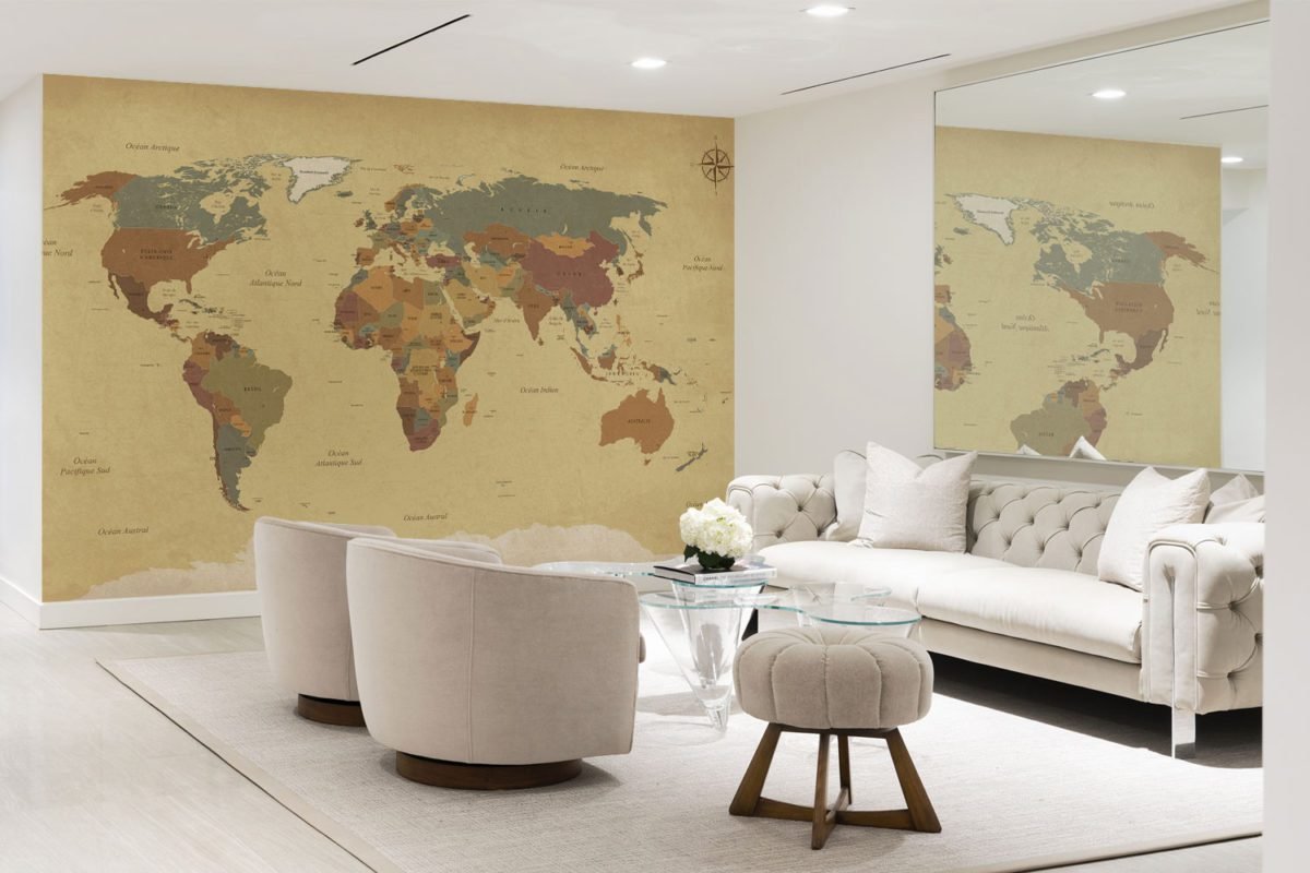 Vintage Map – Print A Wallpaper