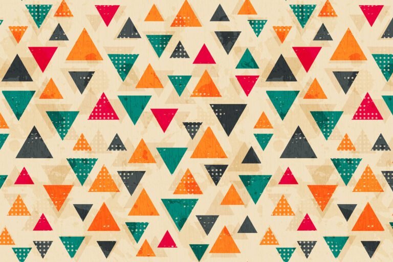 Retro Triangles – Print A Wallpaper