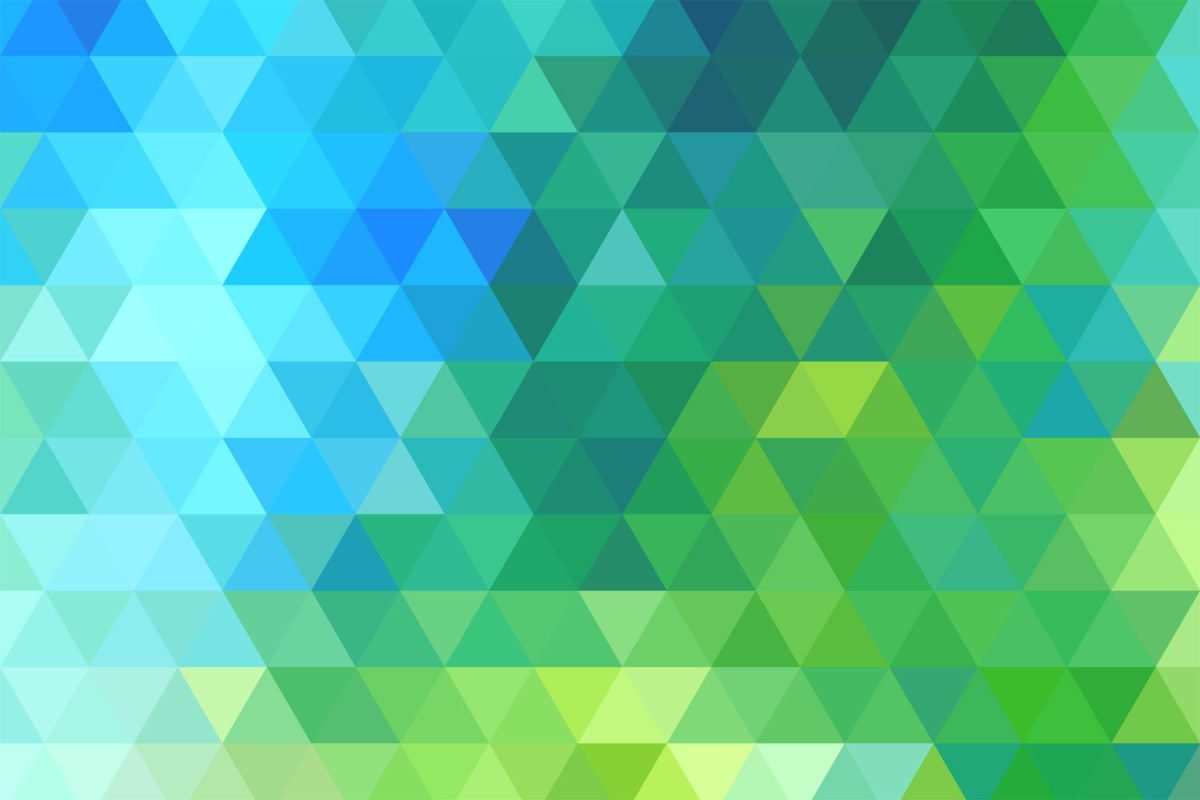 Aqua Triangles – Print A Wallpaper