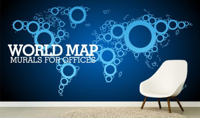 How to use World Map wallpaper in your Offices? – Print A Wallpaper
