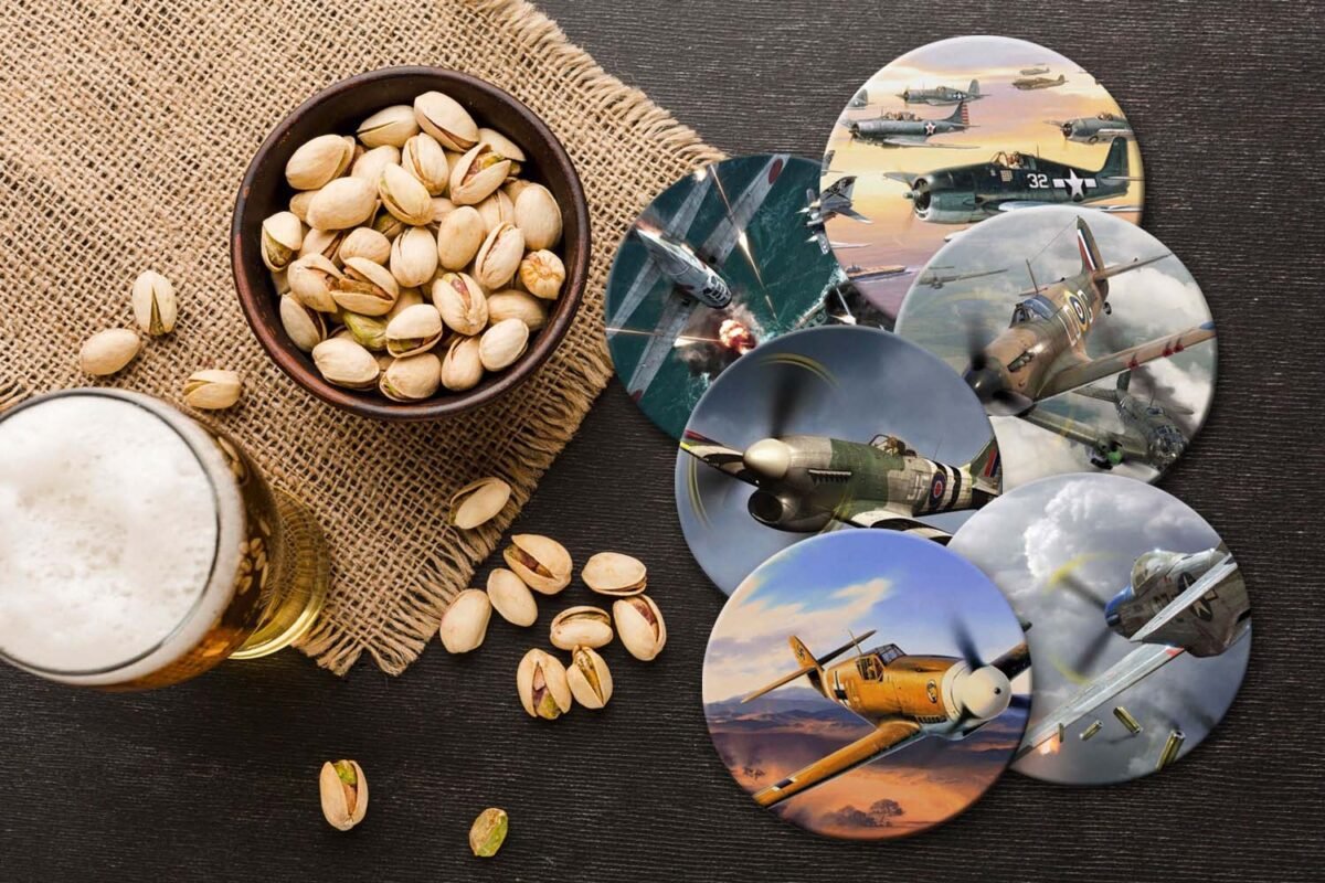 World War Set 2 Coasters – Print A Wallpaper