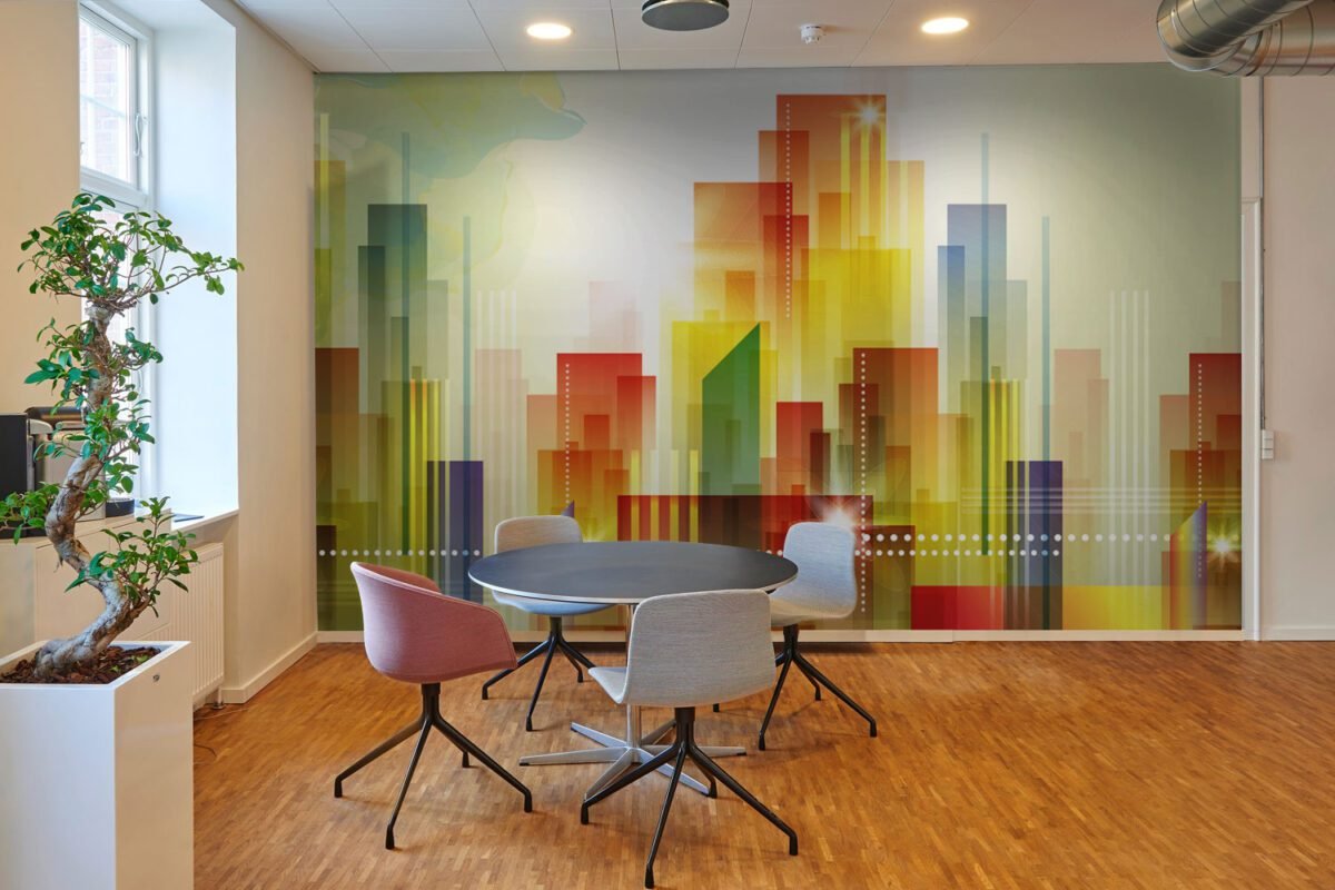 Abstract Buildings – Print A Wallpaper